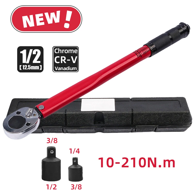 10-210N-m-Torque-Wrench-1-2-Inch-Square-Drive-Torque-Key-Bicycle ...
