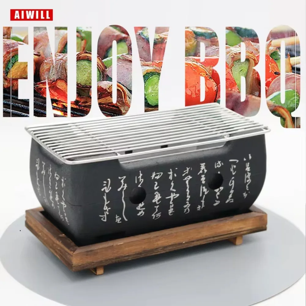 Parrilla-de-barbacoa-japonesa-port-til-estufa-de-aleaci-n-de-aluminio ...