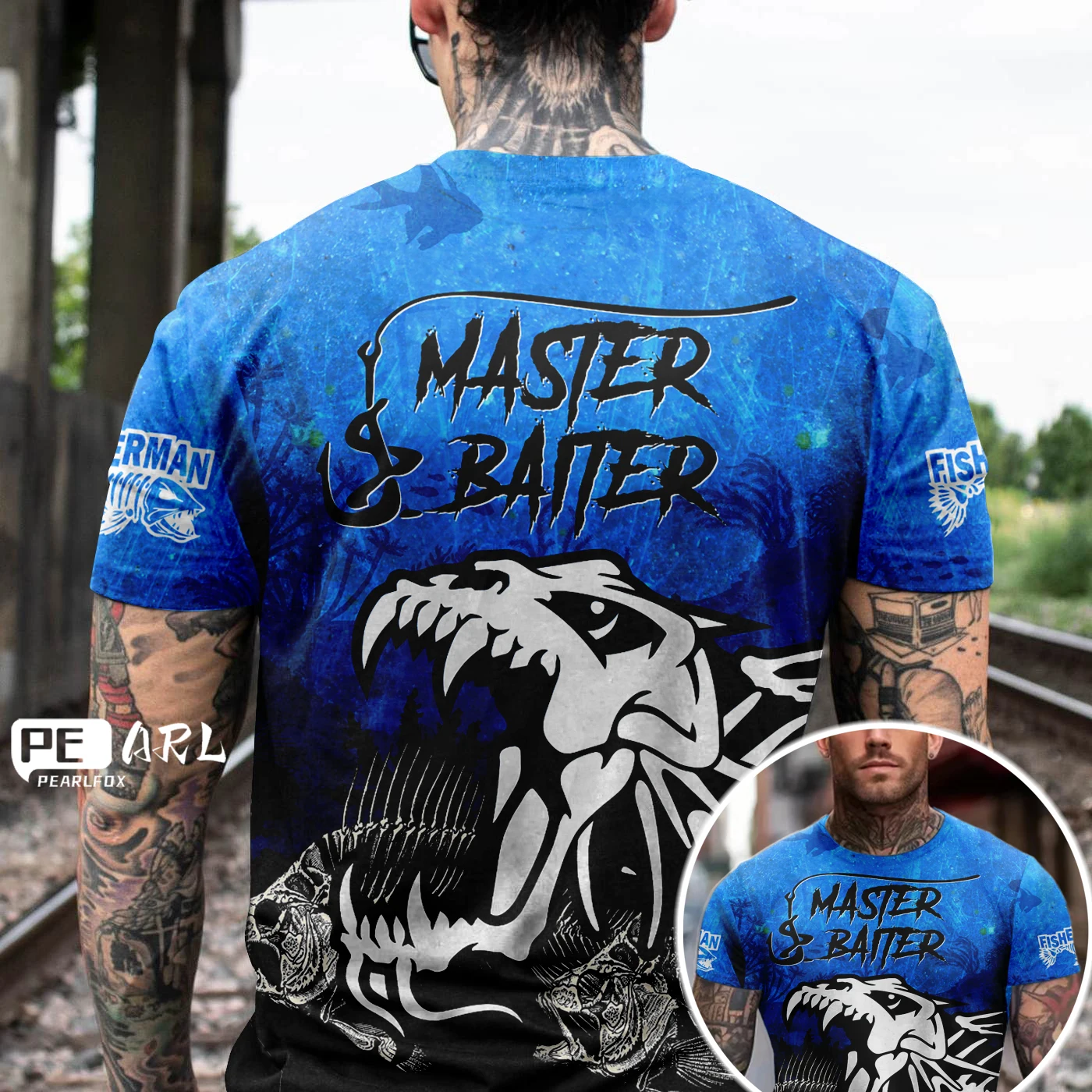 Summer-3D-Fish-Print-T-Shirt-For-Men-Outdoor-Go-Fishing-Clothes-Casual ...