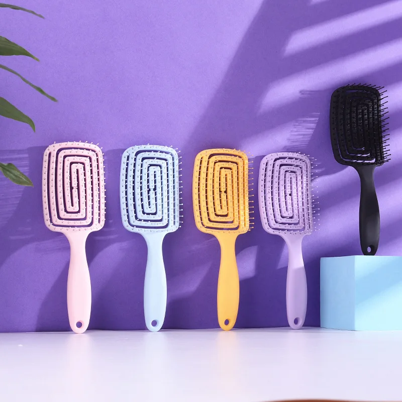 Creative-Hollow-Out-Small-Square-Massage-Hairdressing-Comb-Hollow-Out ...