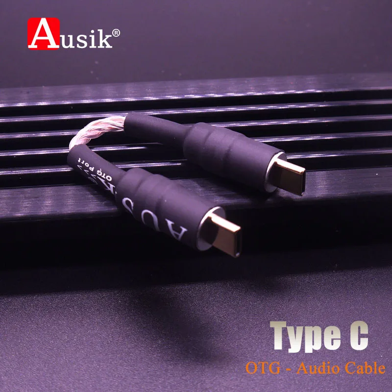 HiFi 6N OCC Type C To C OTG Audio Cable / Type C OTG USB Cable for ...