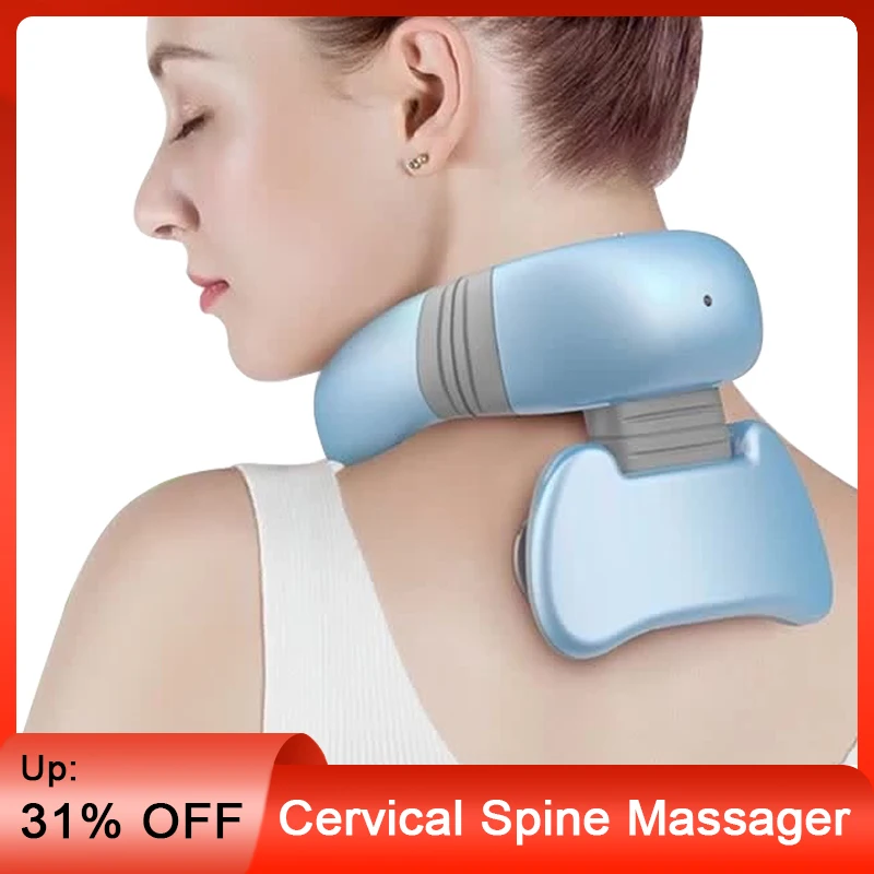 Electric-Neck-Cervical-Physiotherapy-Massager-Osteochondrosis-Anti ...