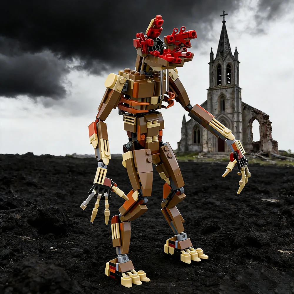 MOC Monster Building Blocks Kit For Strangered Things Vecna Clock ...