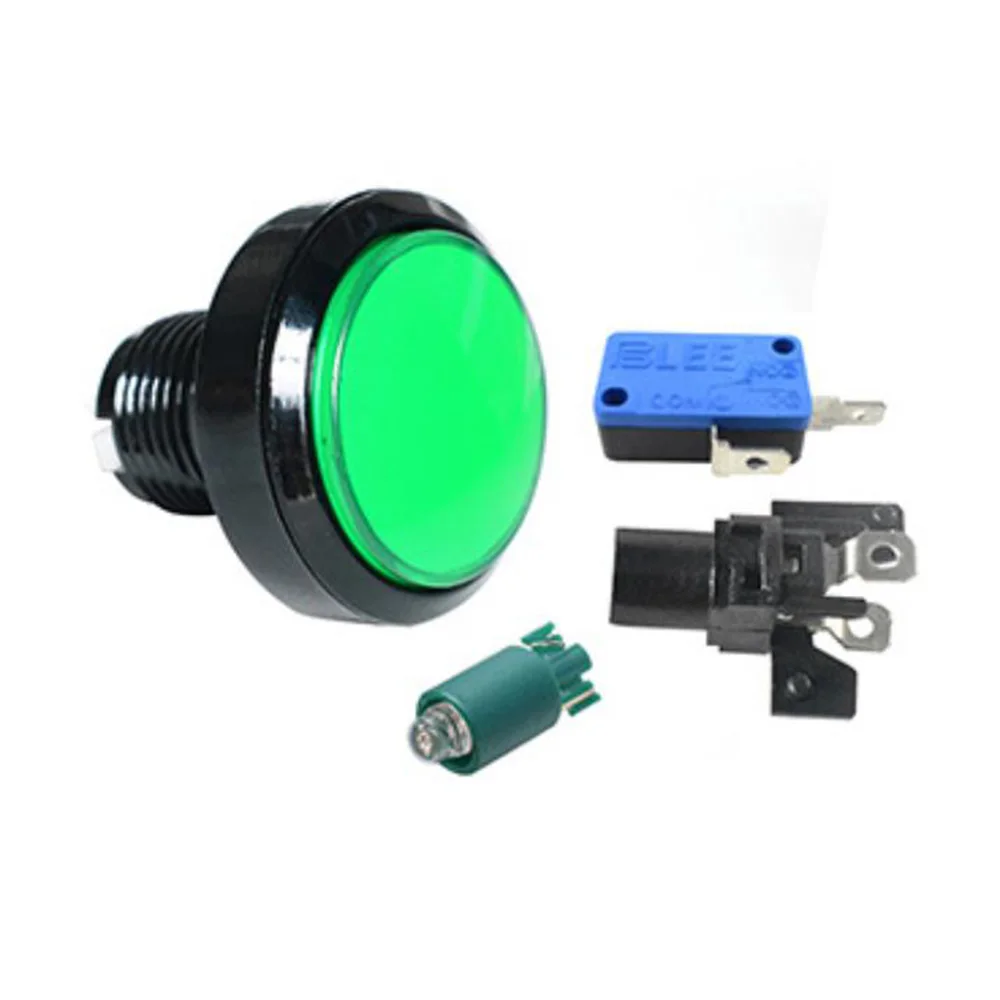 10-Pcs-45mm-Flat-Arcade-Game-Machine-Push-Button-With-LED-Light ...