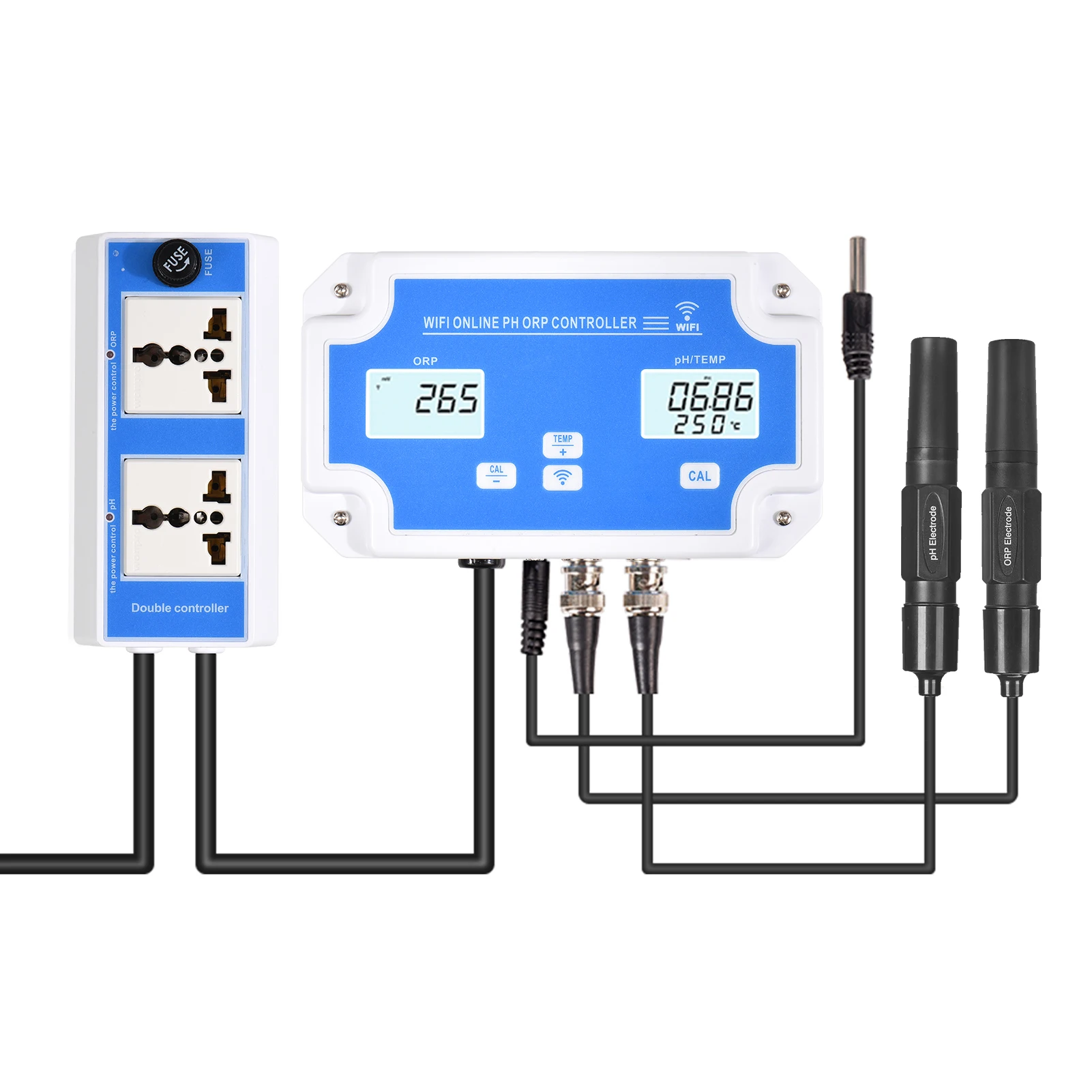 Wireless-Water-Quality-Detector-PH-Meter-ORP-TEMP-Controller-Water ...