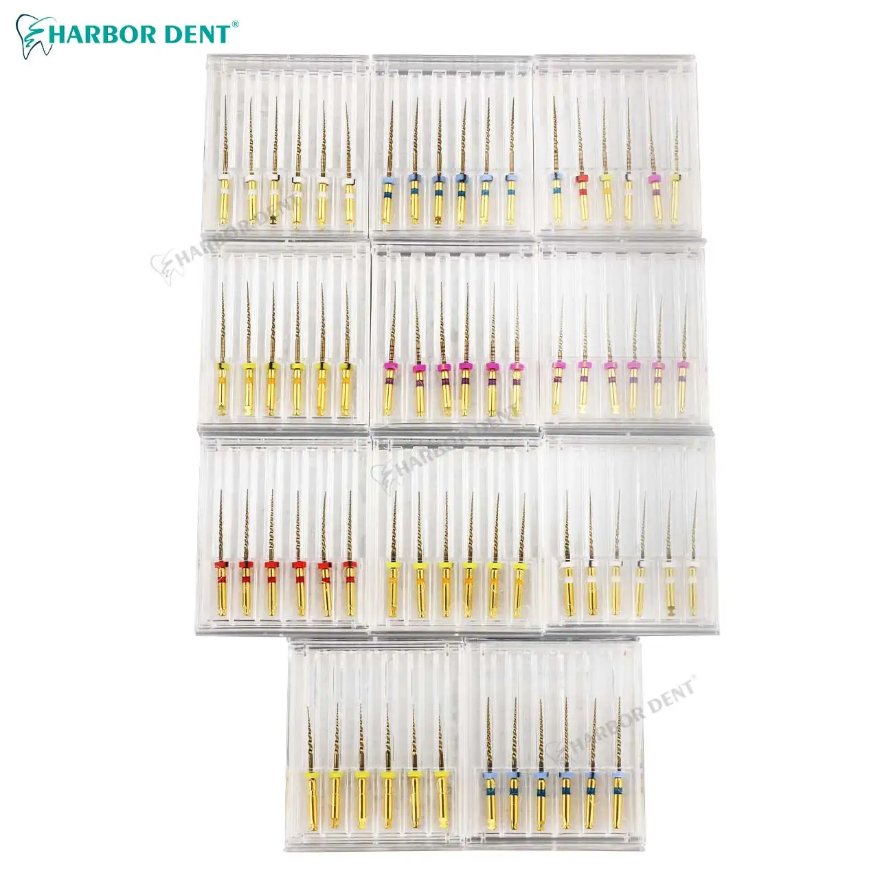 Dental-Endodontic-Files-Gold-Endo-File-Root-Canal-Heat-Activated-Rotary ...