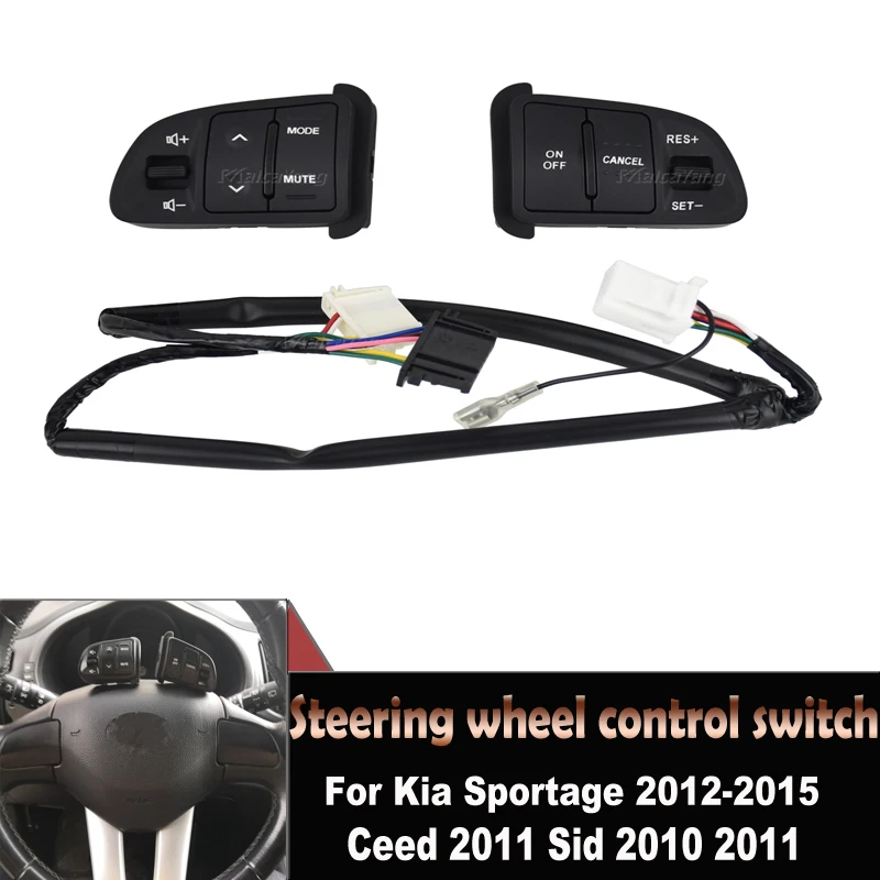 Car-Steering-Wheel-Audio-Cruise-Control-Buttons-For-Kia-Sportage-2012 ...