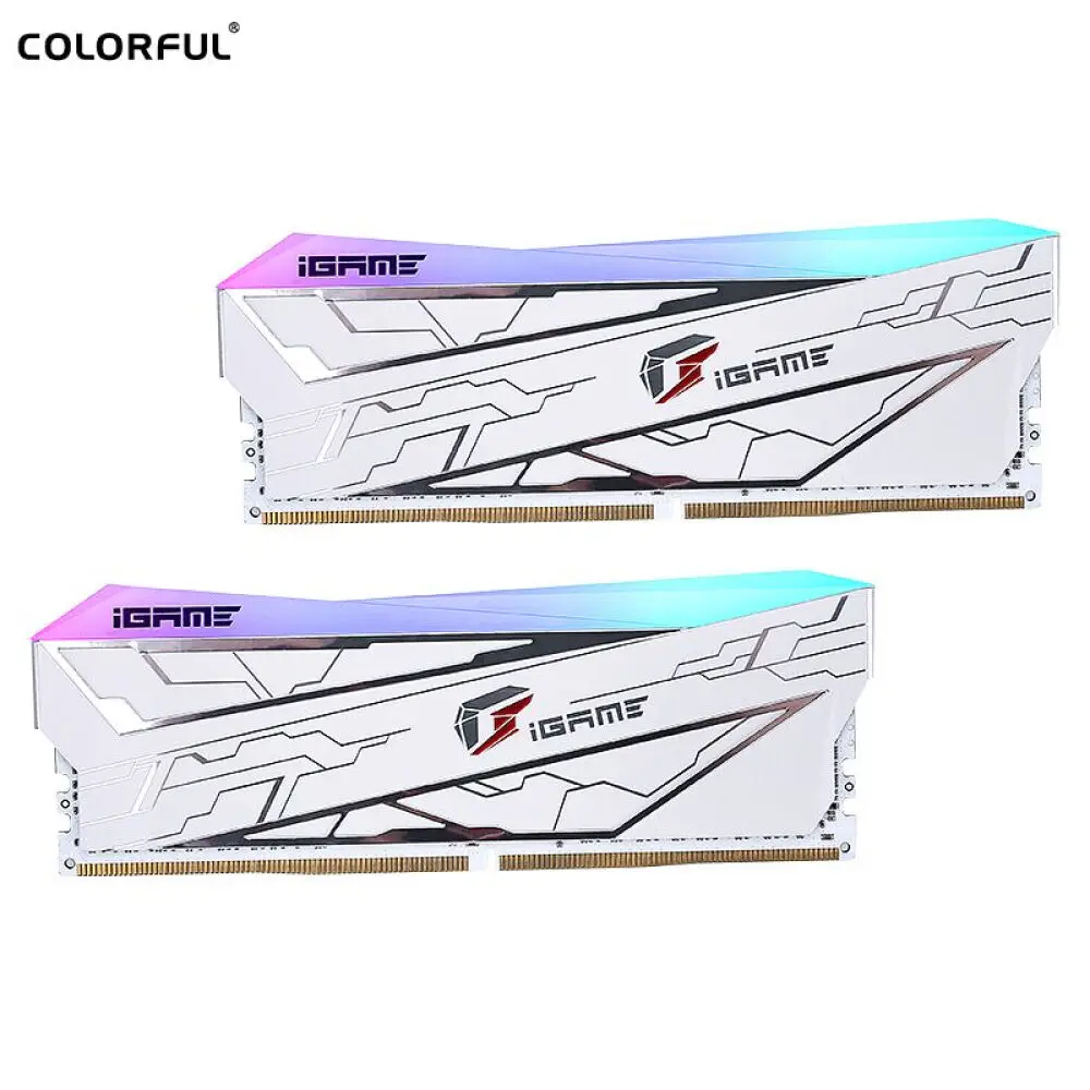 Memoria RAM colorida DDR4 8GBx2, 4000MHz, 4266MHz, serie iGame, RGB ...