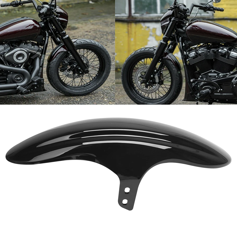 Motorcycle Light Black Front Fender Mudguard Cover Protector For Harley ...