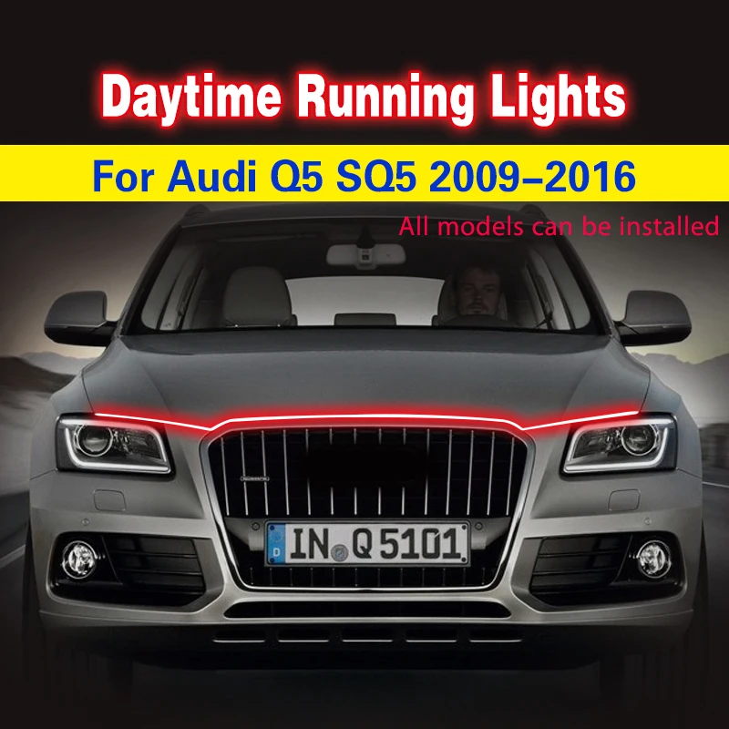 1PCS-DRL-For-Audi-Q5-SQ5-2009-2016-LED-DRL-Daytime-driving-Running ...