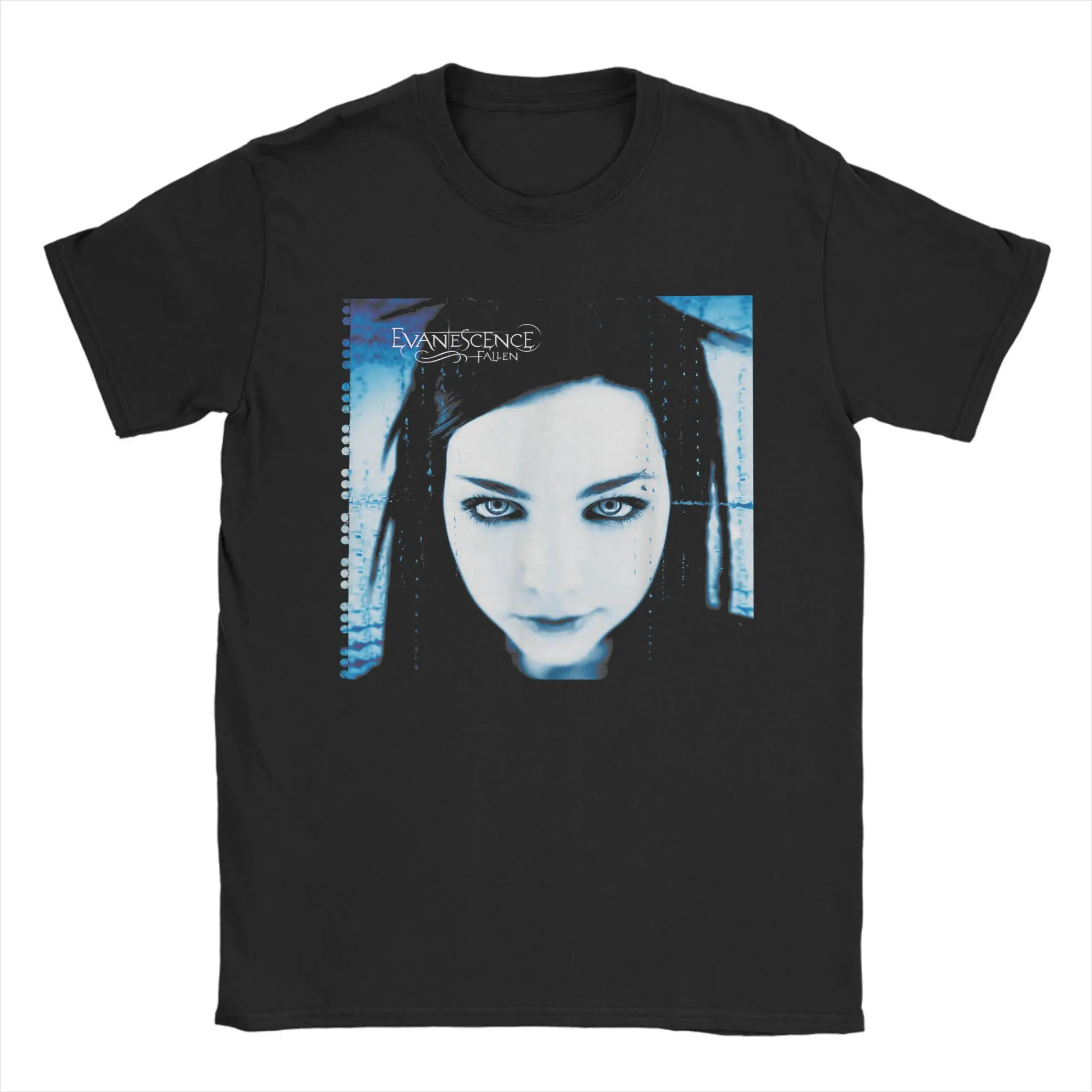 Evanescence Fallen Album Camisetas Homens Rock Band Moda Puro Algodão ...