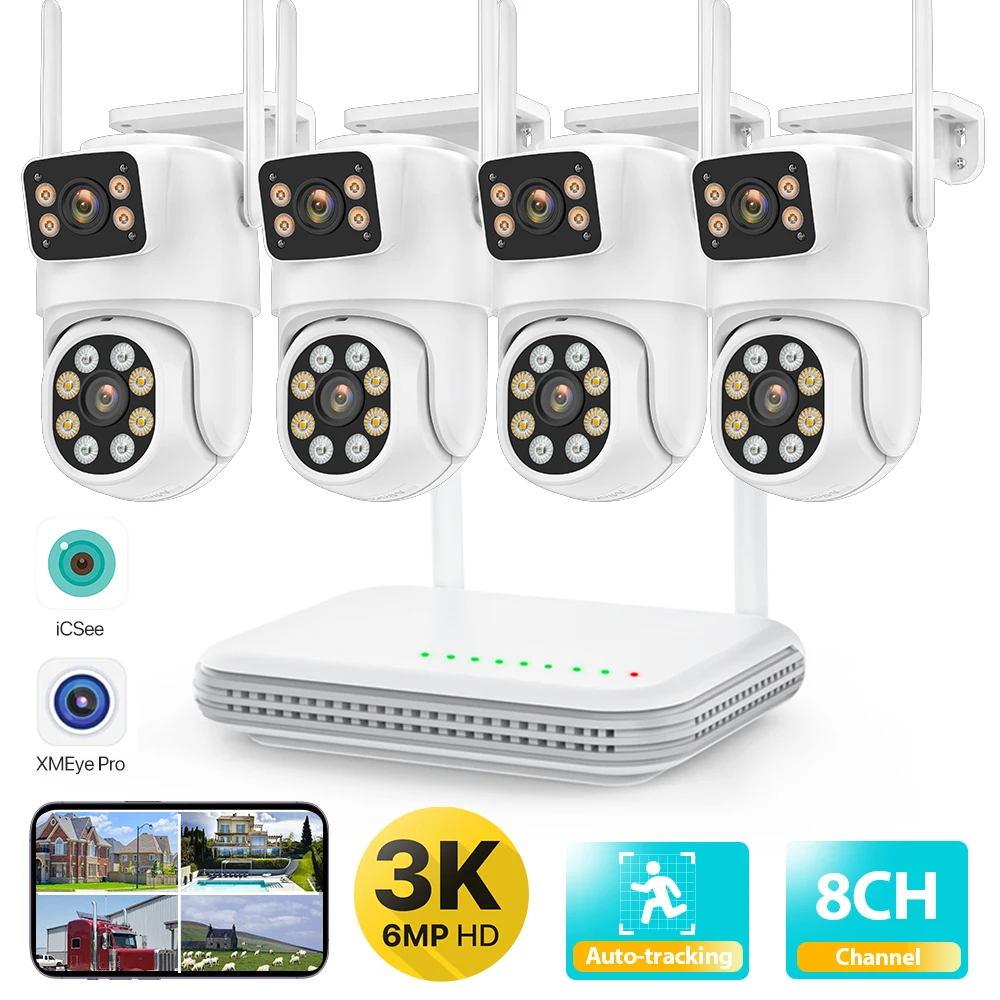6MP-WiFi-CCTV-Camera-Security-System-Kit-8CH-NVR-Recorder-Set-P2P ...