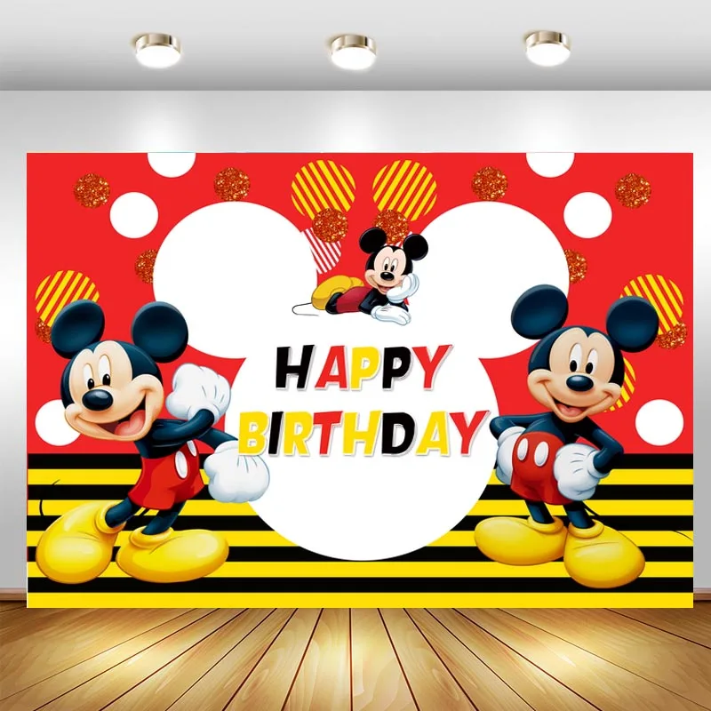 Mickey Birthday Background