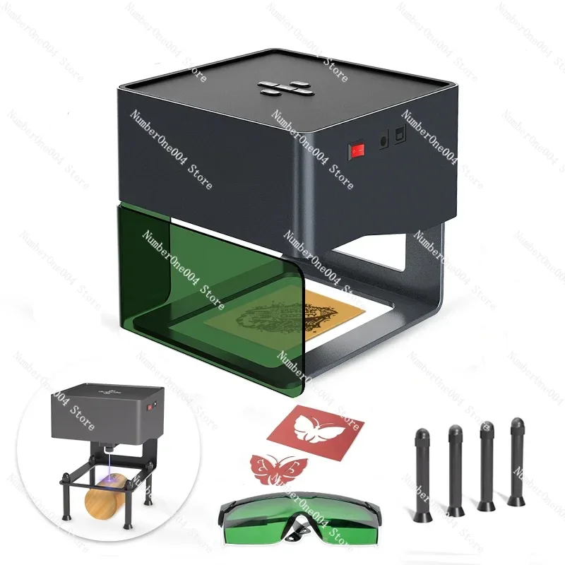 Mini Laser Engraving Machine APP Control Home-Use DIY Laser Engraver ...
