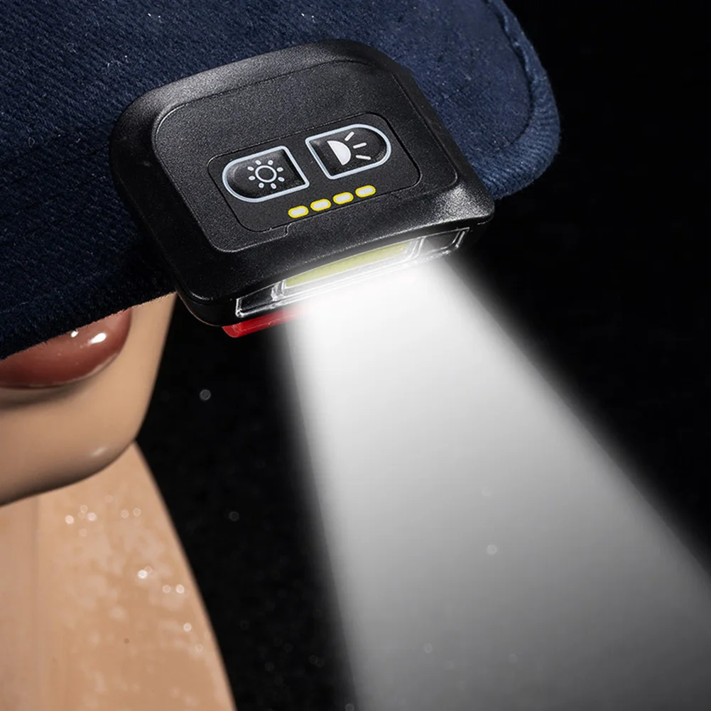 LED-Hat-Clip-Light-Mini-Portable-Induction-Switch-Work-Clip-Cap-Light ...