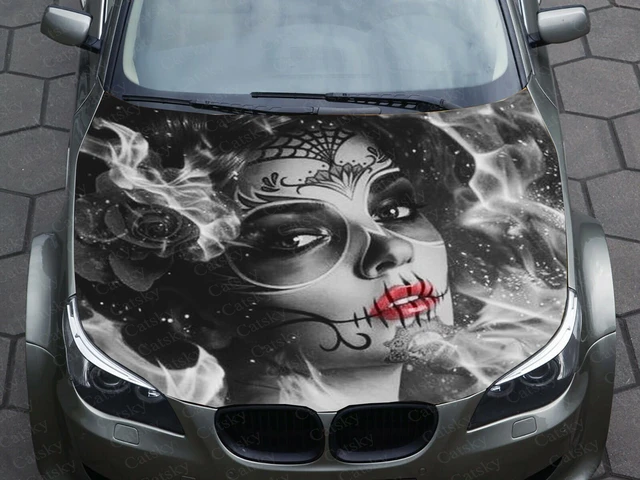 Sugar Skull Decals Car