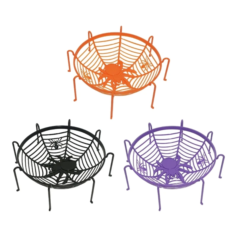 448B-Halloween-Spiders-Web-Fruit-Bowls-Decorative-Spiders-Web-Bowl ...