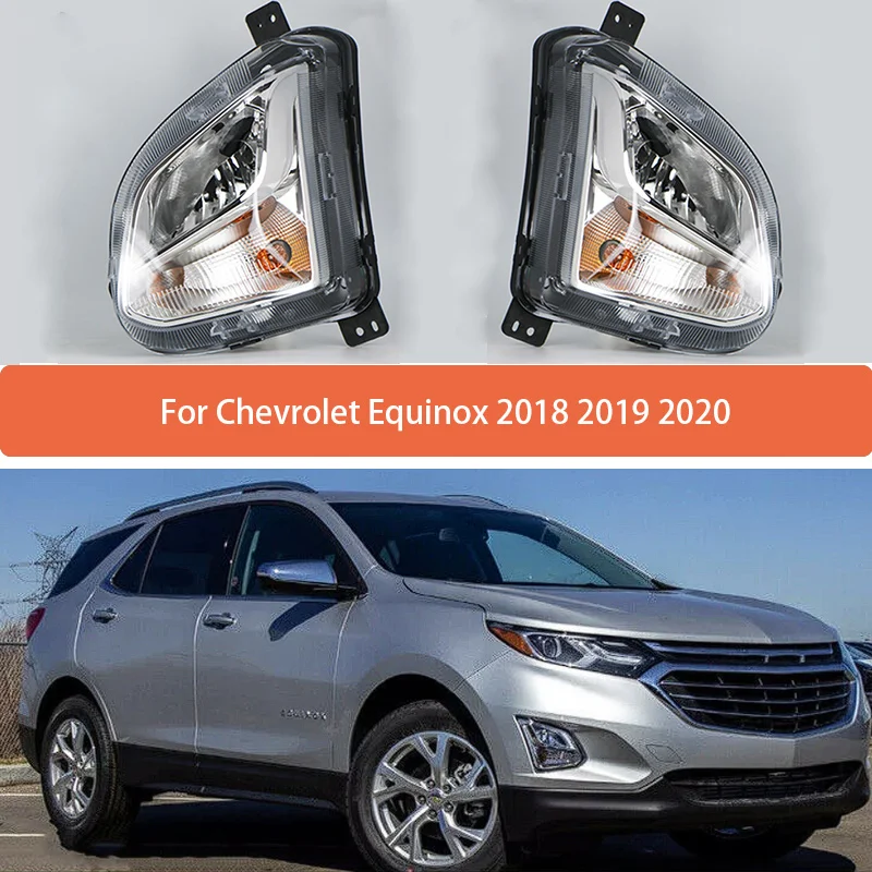 Car-Front-Left-Right-DRL-Fog-Light-For-Chevrolet-Equinox-2018-2019-2020 ...