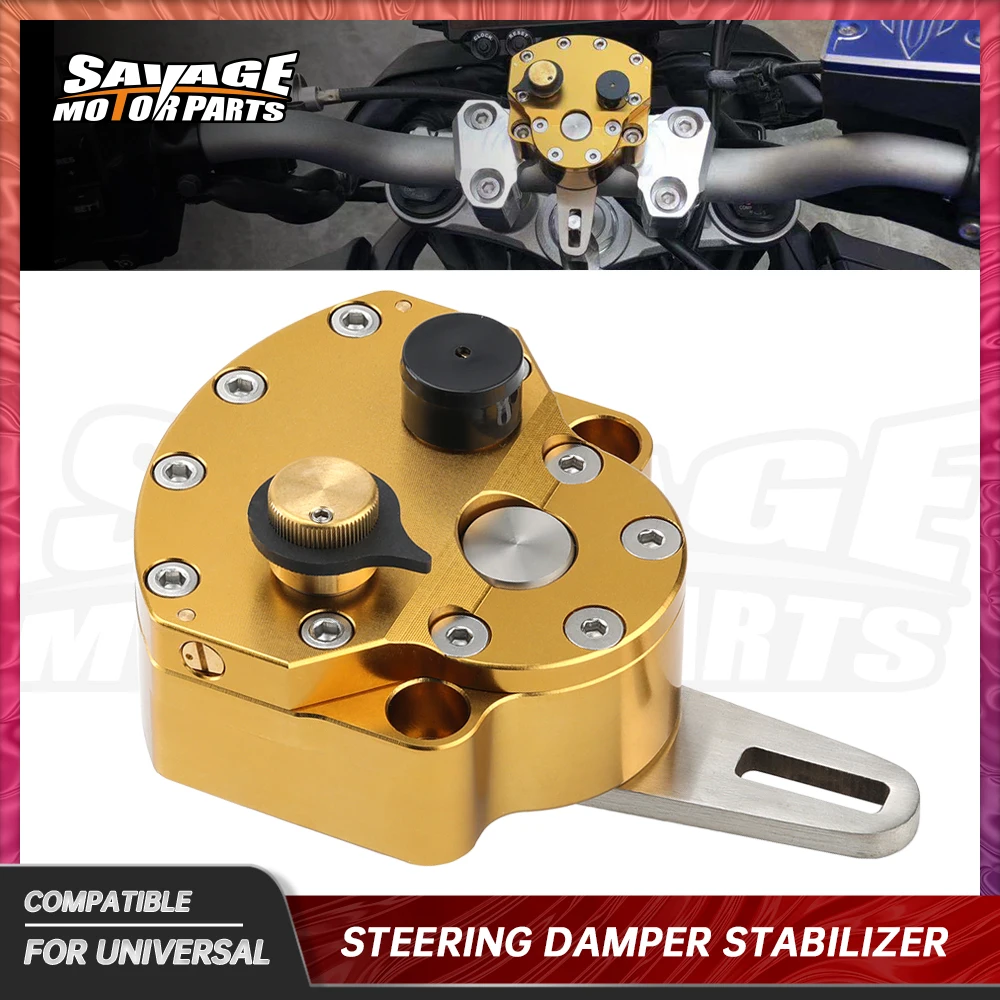 Steering Shock Stabilizer Vs Damper 255MM Motorcycle Universal CNC ...