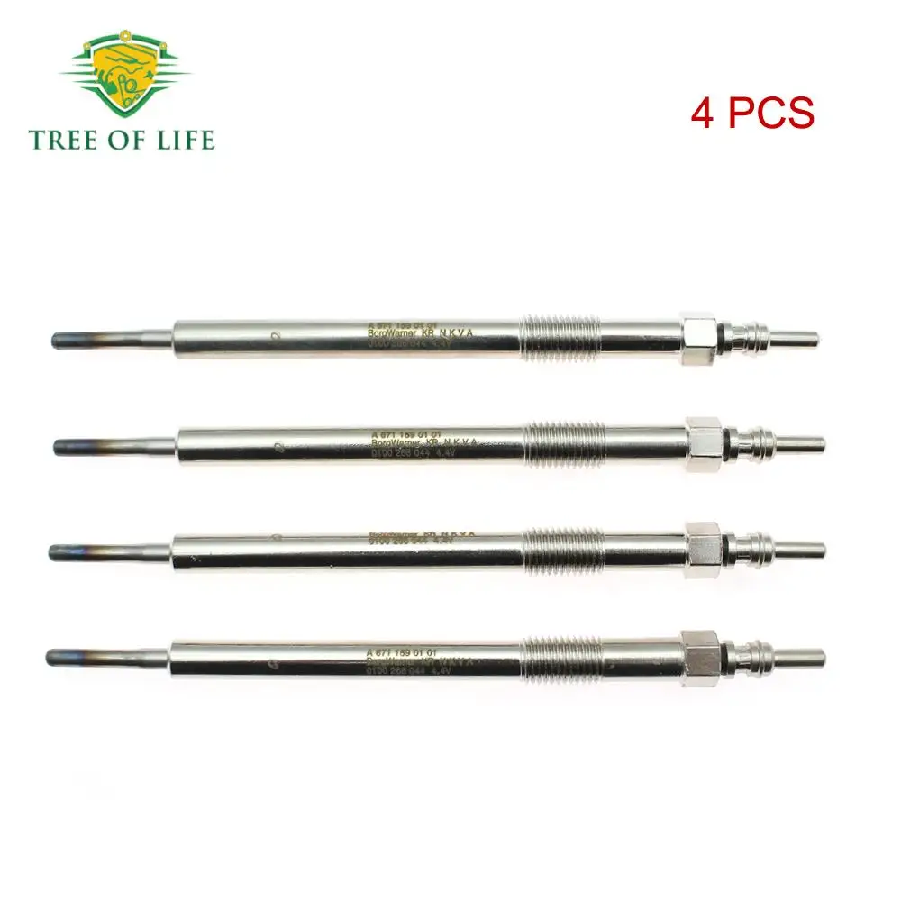 1/4/8/12X Heater Glow Plugs For SSANGYONG ORIGINALE ACTYON SPORTS I II ...