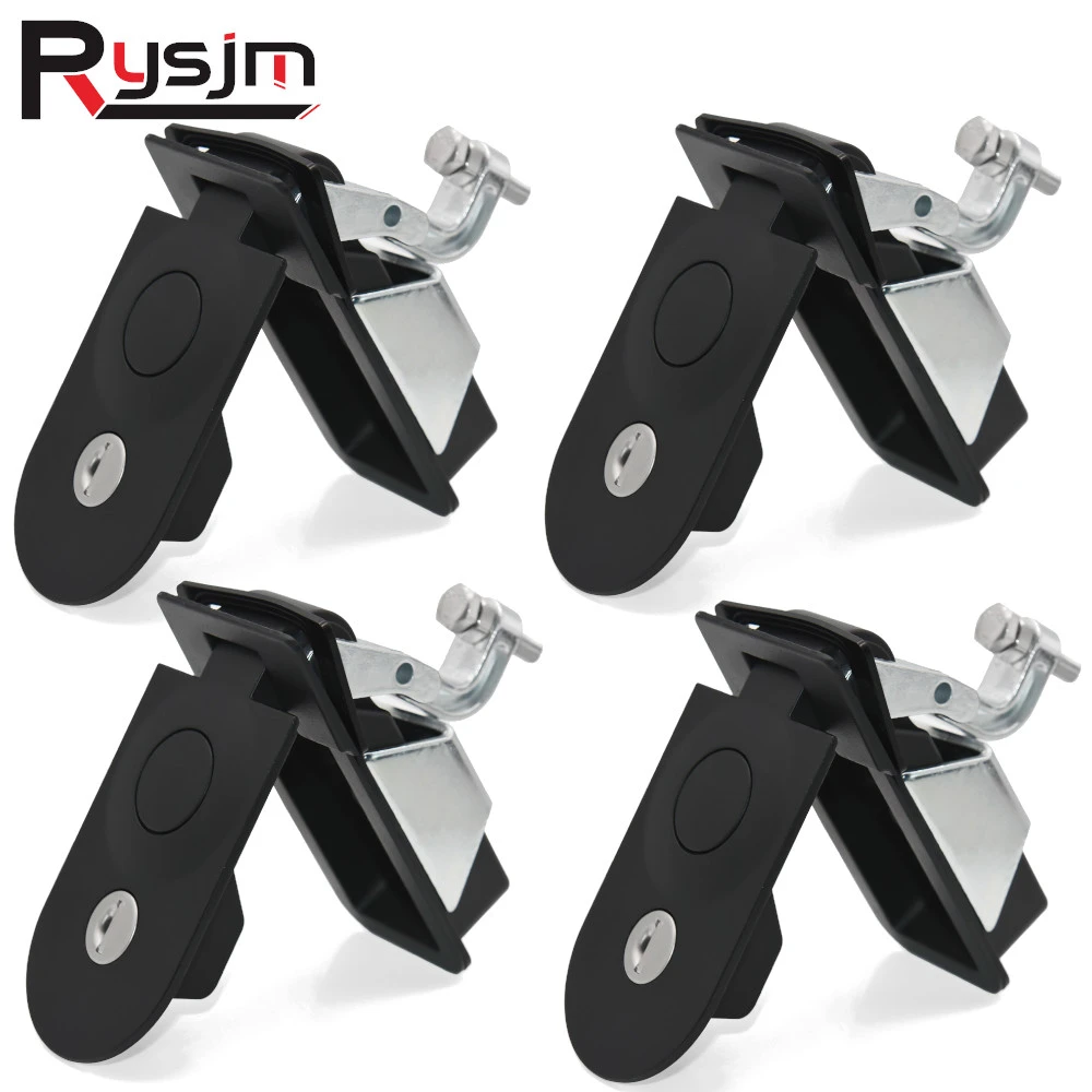 HD 1/4Pcs Compression Flush Mount Push Locks Latch RV Car Lock Recessed ...