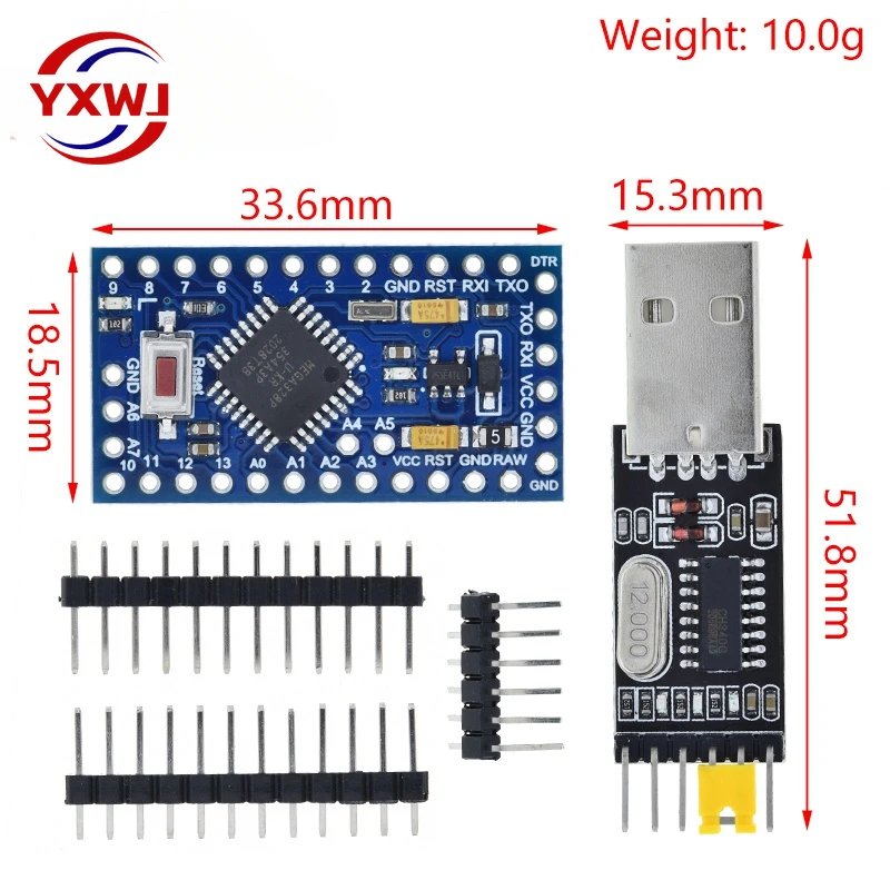 Controlador-para-Arduino-Compatible-con-Nano-Atmega328P-Pro-mini-328 ...