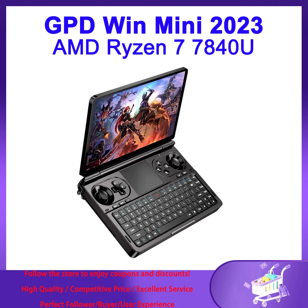 GPD-WIN-Mini-2023-Handheld-Gaming-PC-7-Inch-Clamshell-Game-Console-AMD ...
