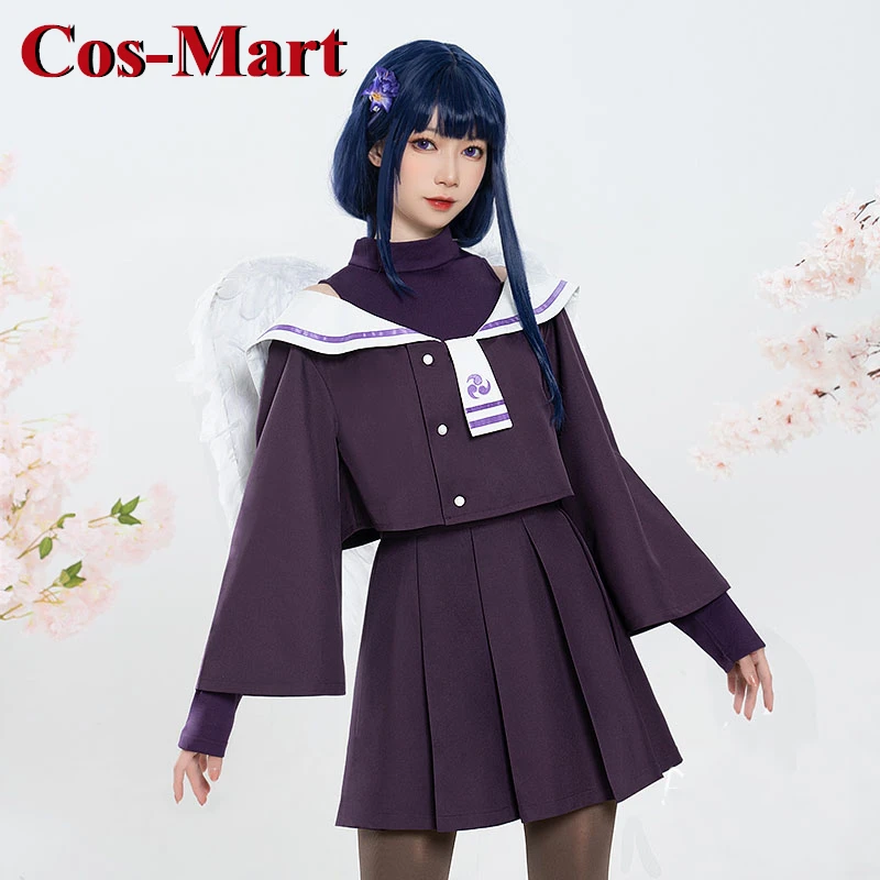 Cos-mart Game Genshin Impact Raiden Shogun Beelzebul Cosplay Costume ...