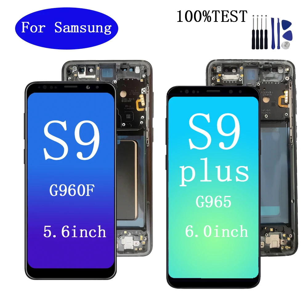 TFT-LCD-Display-for-SAMSUNG-Galaxy-S9-S9-Plus-Display-Touch-Screen ...