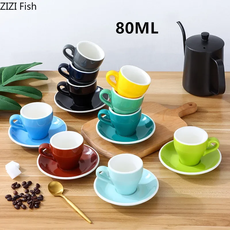 80ml-Espresso-Cup-Set-Office-Ceramic-Mug-with-Saucer-Afternoon-Tea-Mini ...