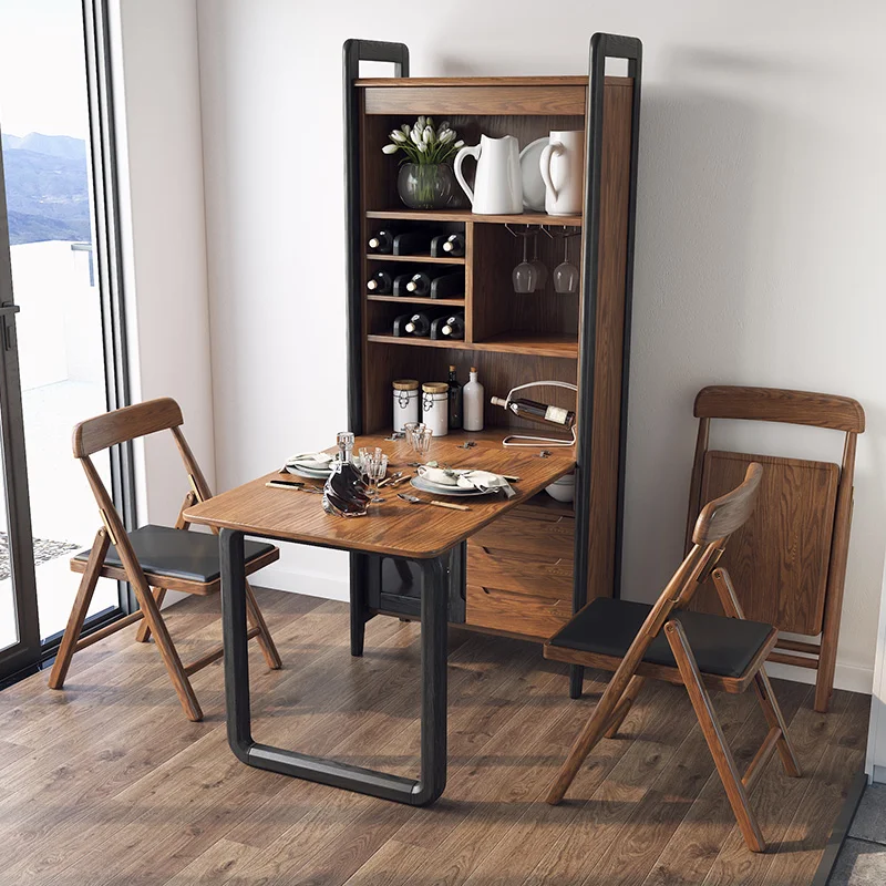 Folding Dining Table With Storage
