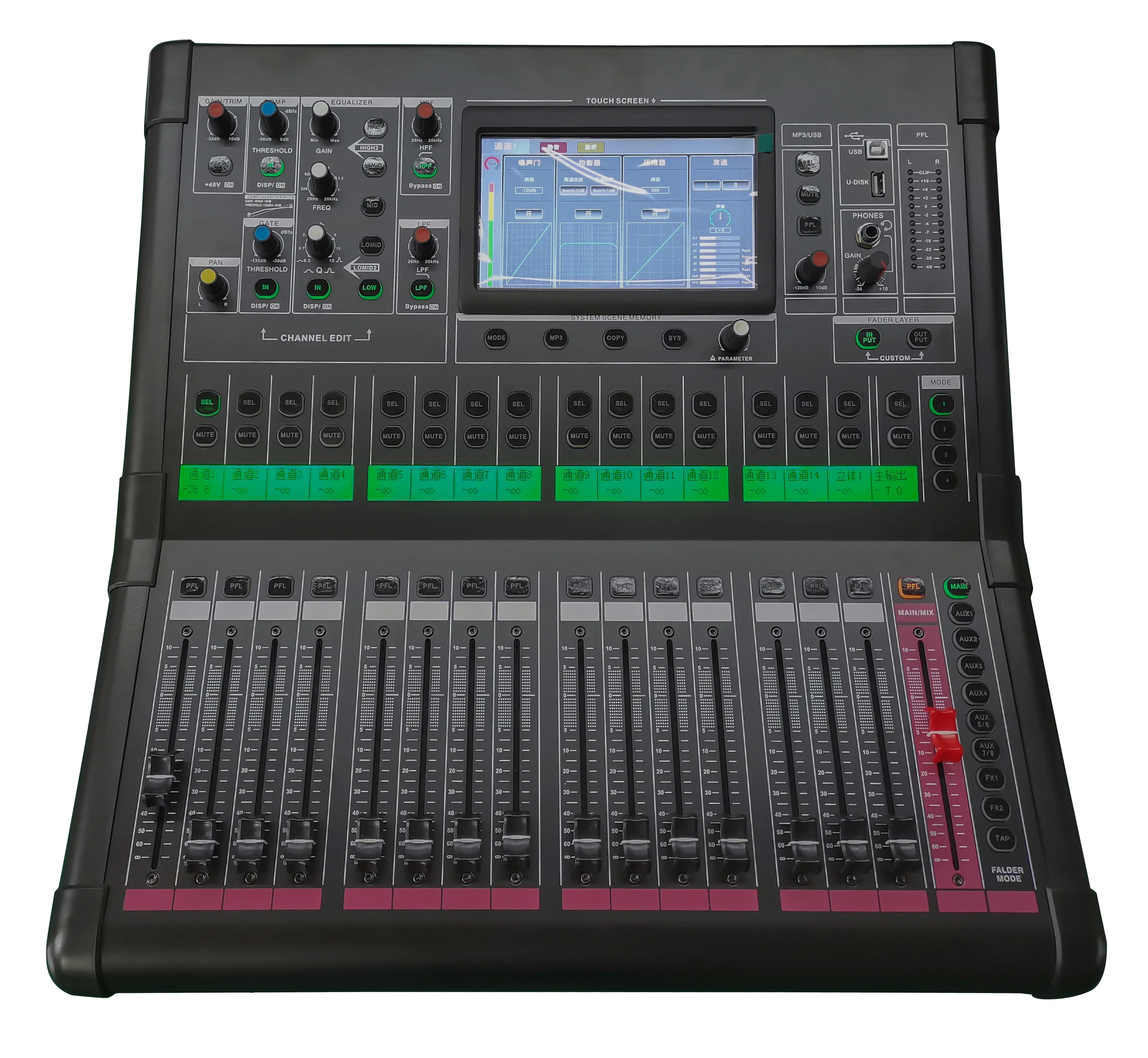 Professional audio mixer rack D20 Professional Audio music equipment ...