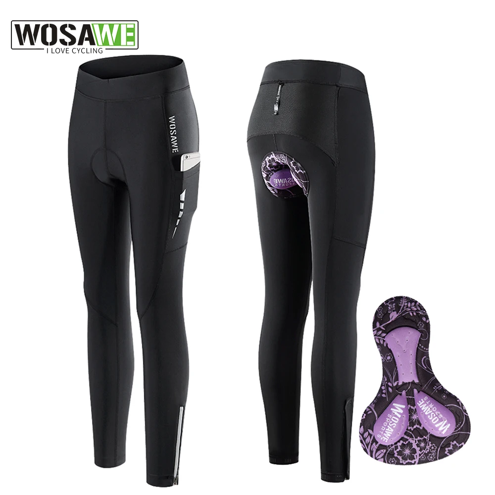 WOSAWE-Women-Cycling-Pants-Shockproof-Mountain-Bike-Riding-Trousers ...