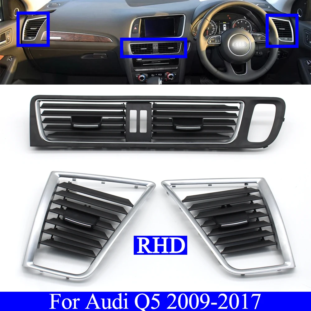 RHD Dash Front Left Right AC Air Vent Grille Outlet Cover For Audi Q5 ...