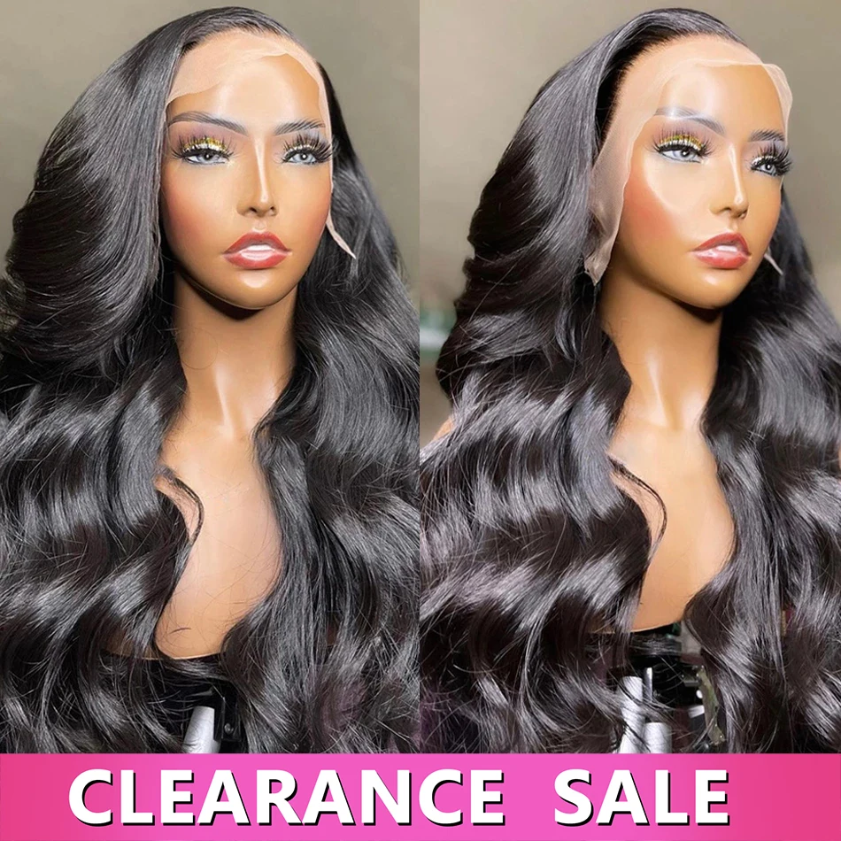 13x4 13x6 Transparent Lace Frontal Wig Brazilian Body Wave Lace Front ...