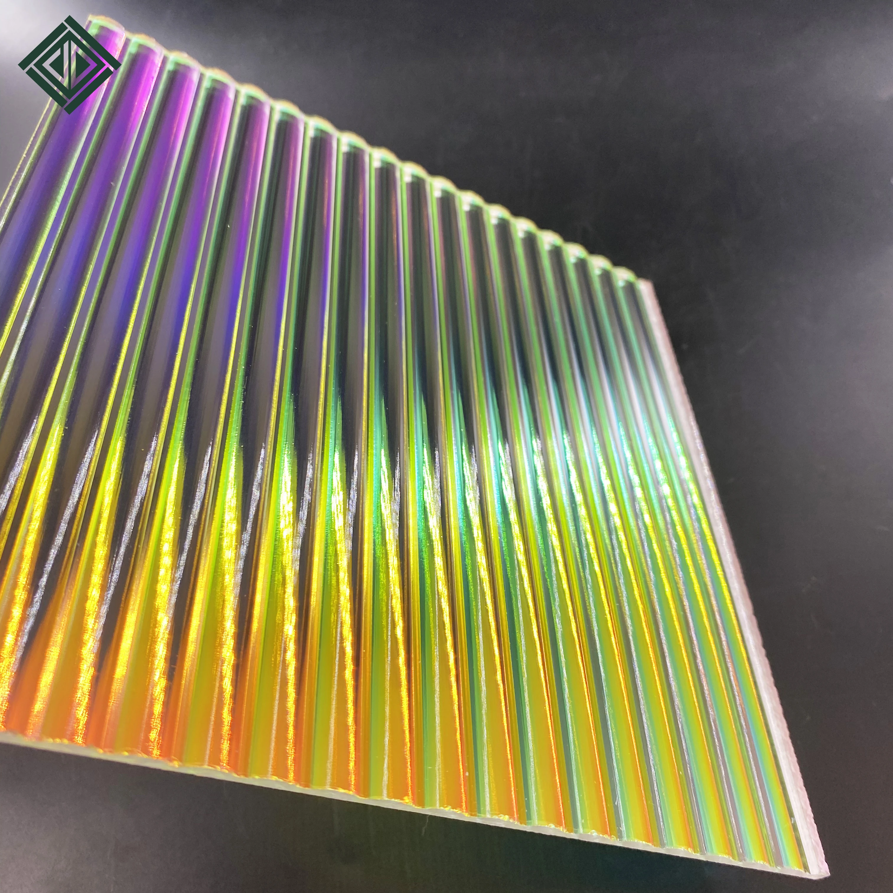 3mm 2 Pieces Colorful Striped Plexiglass Rainbow Acrylic Sheet (pmma ...