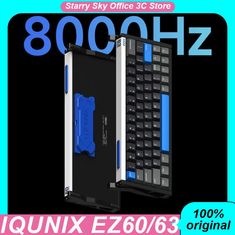 Iqunix-Ez60-Ez63-Mechanische-Toetsenbord-Aluminium-Esports-Magnetische-As-8K-Lage-Latentie-Hot ...