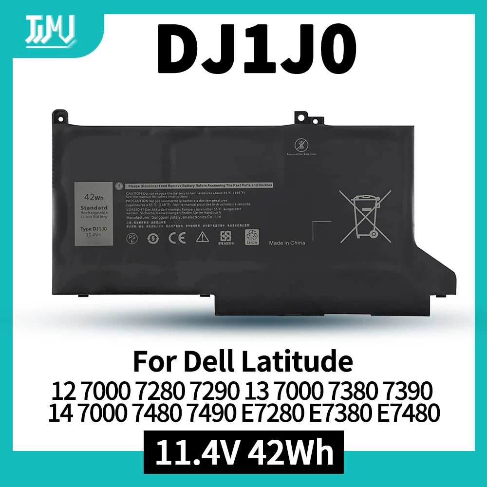 DJ1J0-Battery-for-Dell-Latitude-7280-7290-7380-7390-7480-7490-E7280 ...