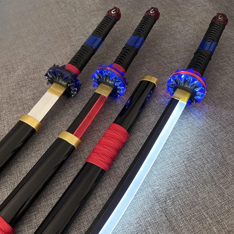 108cm/42.52in Luminous Snake Heart Sword With Sheath Wooden Cosplay ...