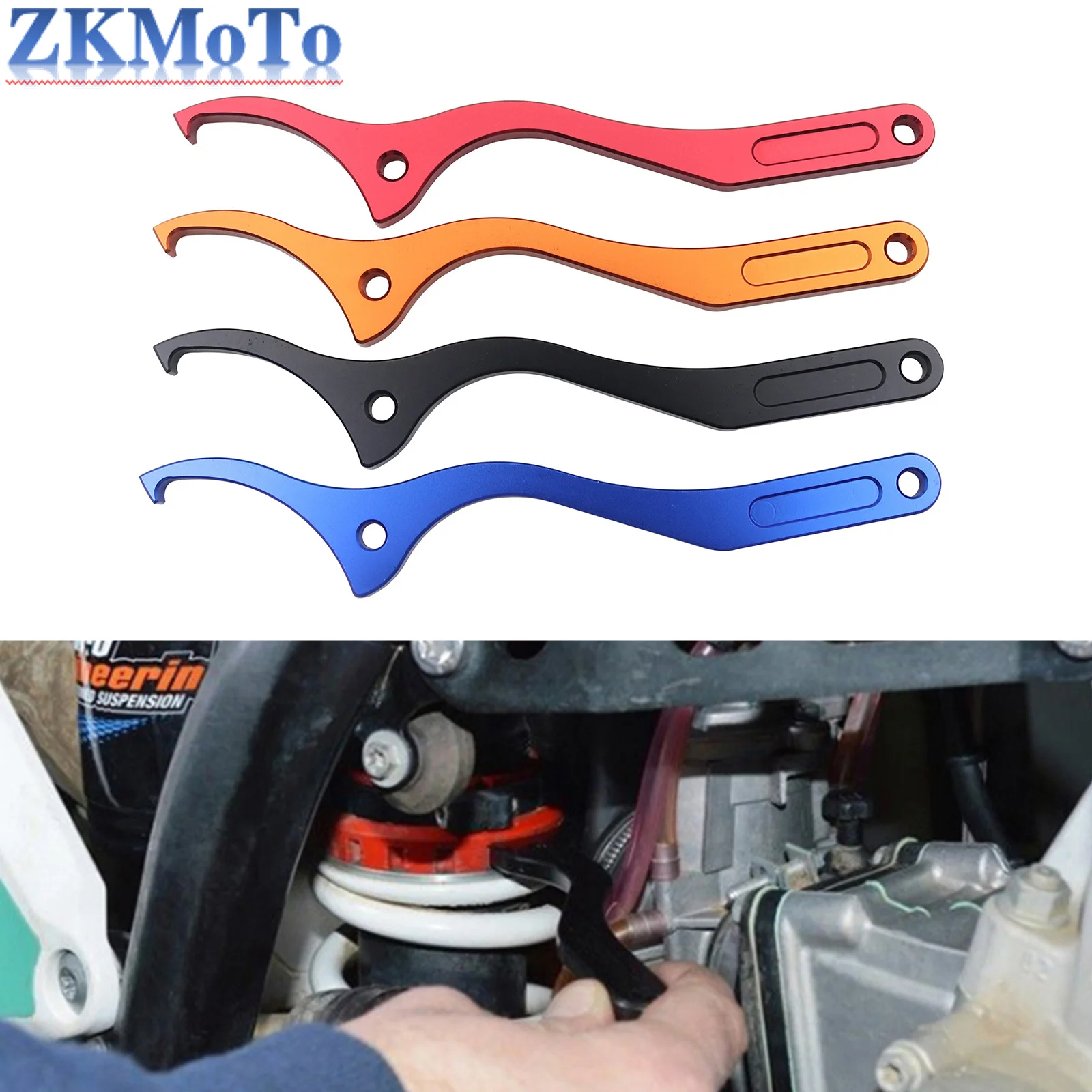 Rear Damping Shock Spanner Wrench For KTM 125 150 200 250 300 350 400 ...
