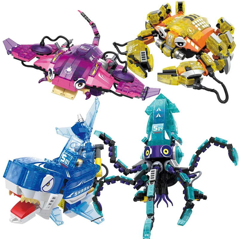 Deep Sea Drganisms Micro Building Blocks Aquazone Marine Life Ocean ...
