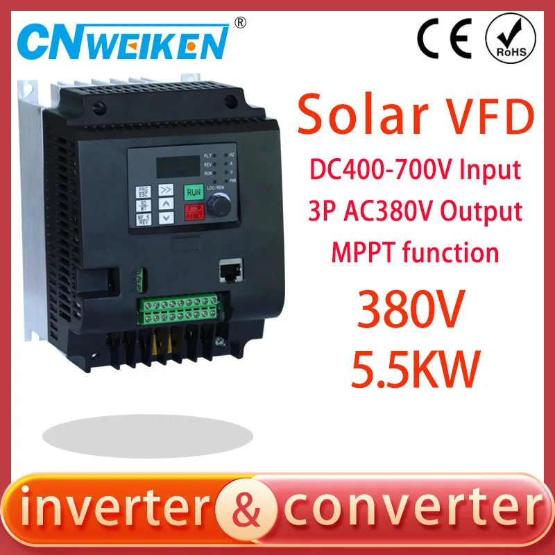 Solar-Frequency-Inverter-380V-2-2KW-4KW-5-5-7-5-11KW-50Hz-60Hz-VFD ...
