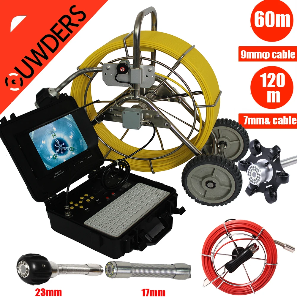 120m-DVR-Sewer-Pipe-Inspection-Camera-System-Water-Pipe-Well-camera ...
