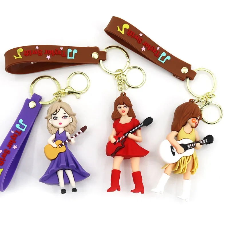 Cute-Keychain-for-Men-Anime-Accessories-Pop-Singer-Doll-Keyring-New-in ...