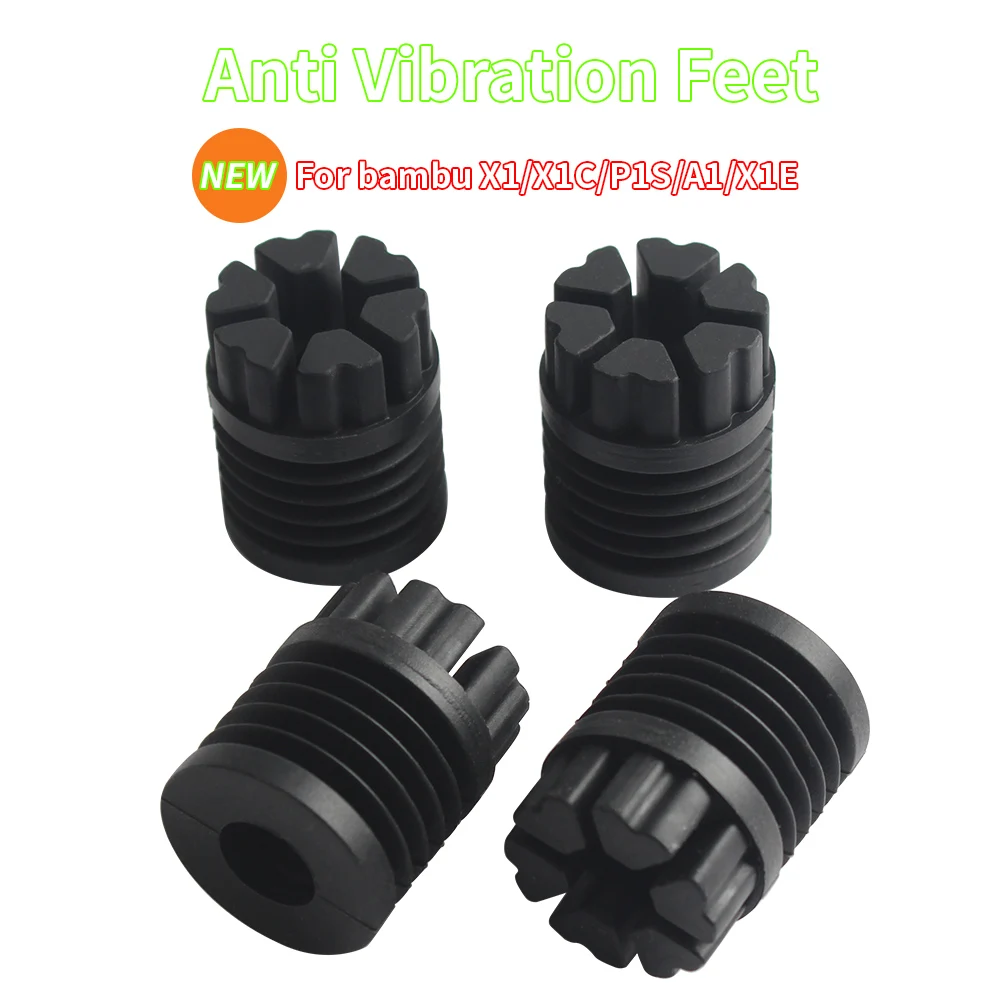 For Bambu Lab Anti Vibration Feet For Bambulabs X1/P1/A1/X1E Universal ...