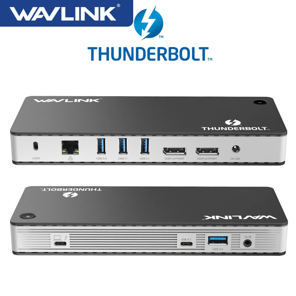 Thunderbolt-3-USB-C-Docking-Station-8K-DisplayPort-Dual-4K-60Hz-With-PD ...