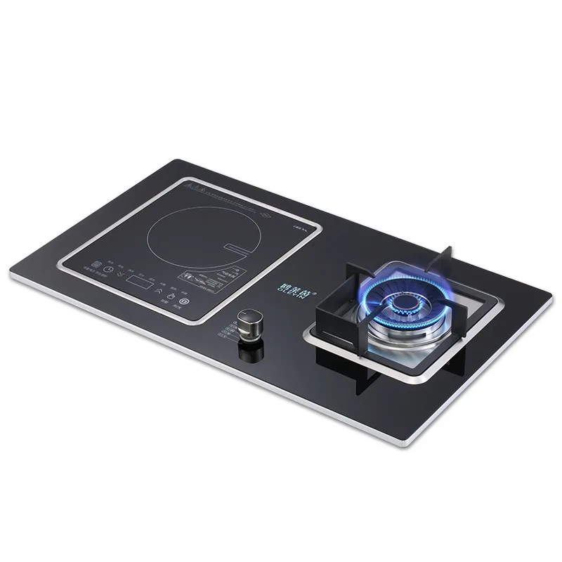 Kitchen Embedded Gas Stove Induction Cooker Timing Energy-saving Fierce ...