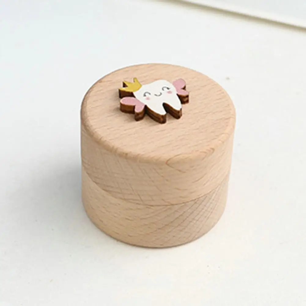 Wood-Tooth-Box-Organizer-Milk-Teeth-Storage-Box-Children-Tooth ...