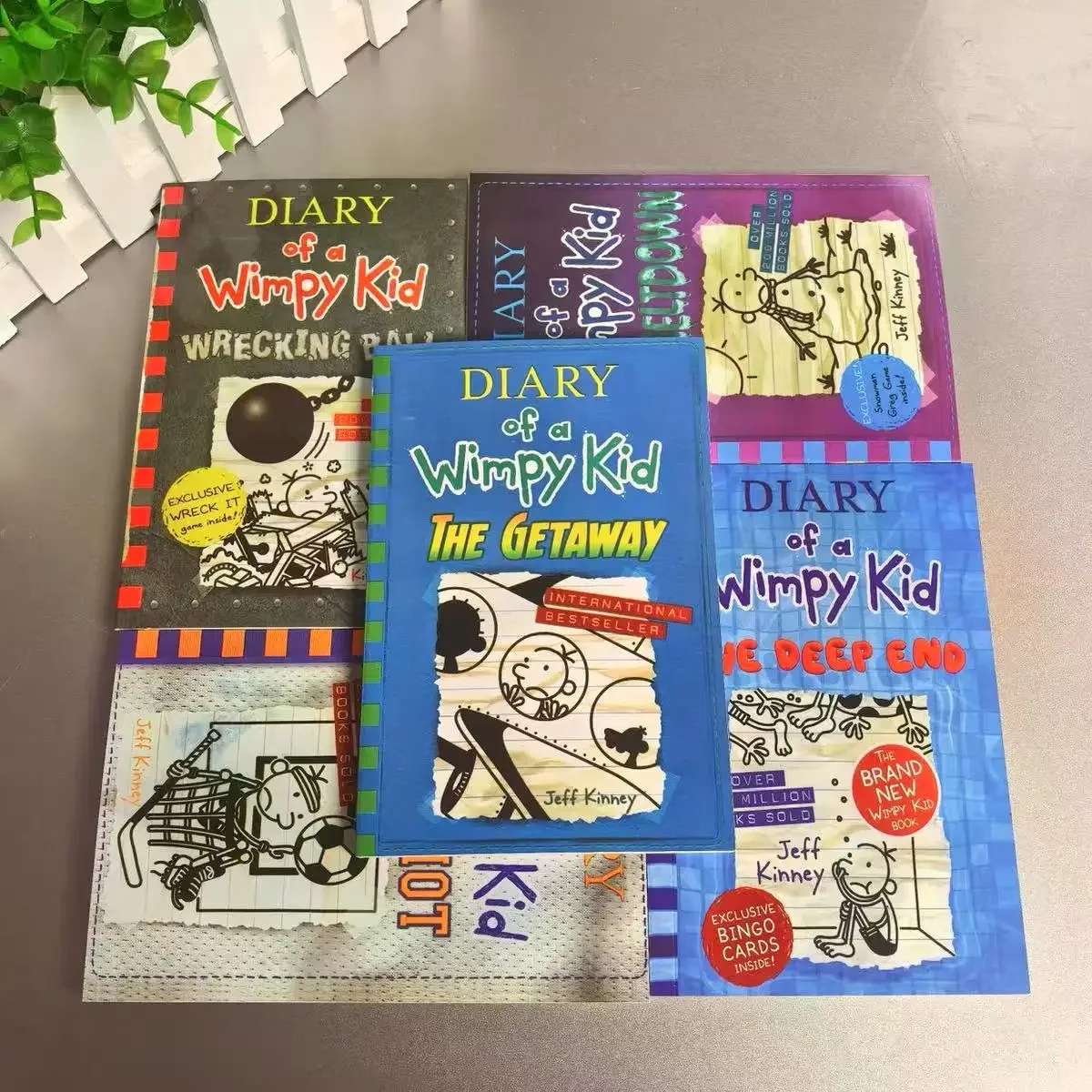 English Books 5 Books(12-16) Diary of Wimpy Kid English Book Diary of ...