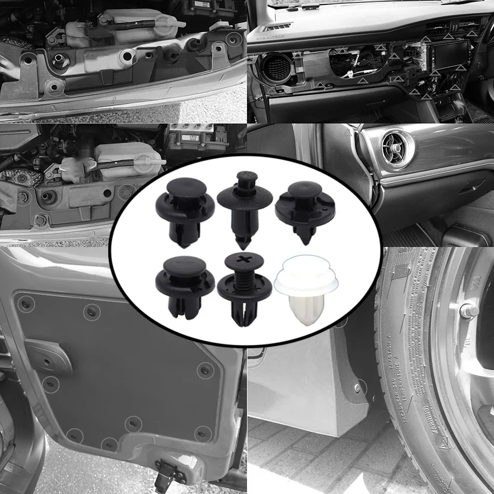 10Pcs Wheel Arch Lining Door Card Panel Clip Hood Rivet 91503SZ3003 ...